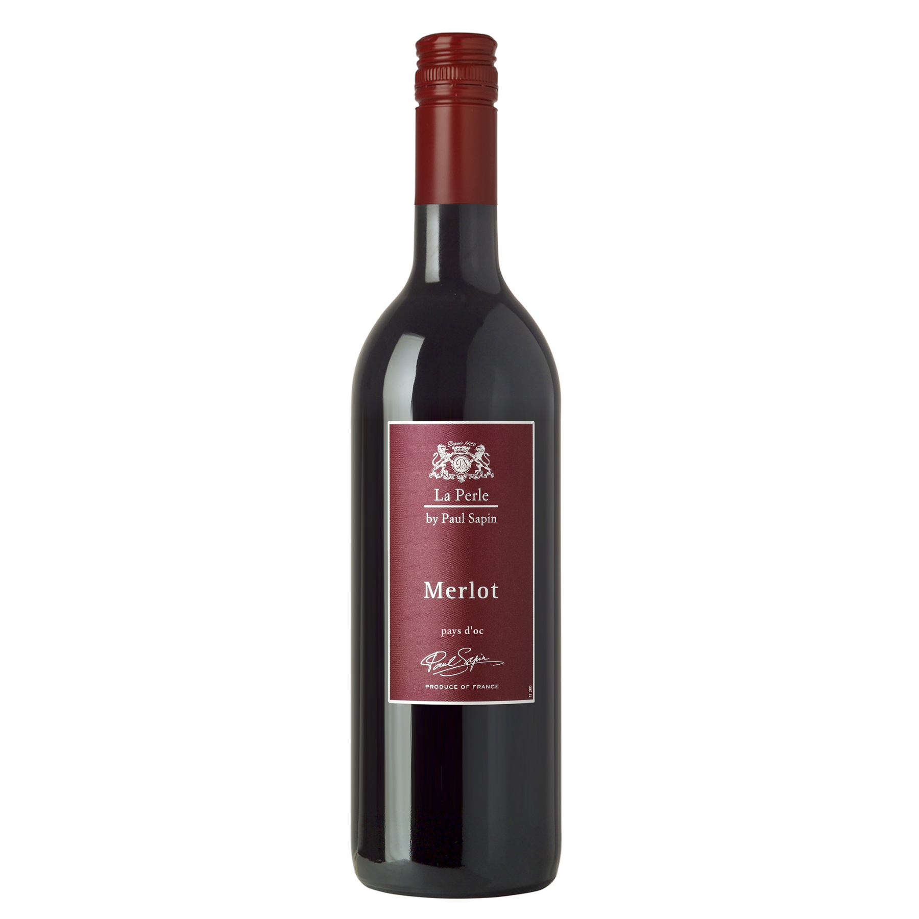 Вино Paul Sapin La Perle Merlot, красное сухое, 0,75 л, Лангедок ...