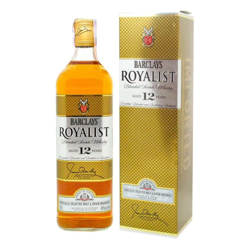 Виски Barclays Royalist 12 YO, купажированный, 0,7 л, Шотландия ...