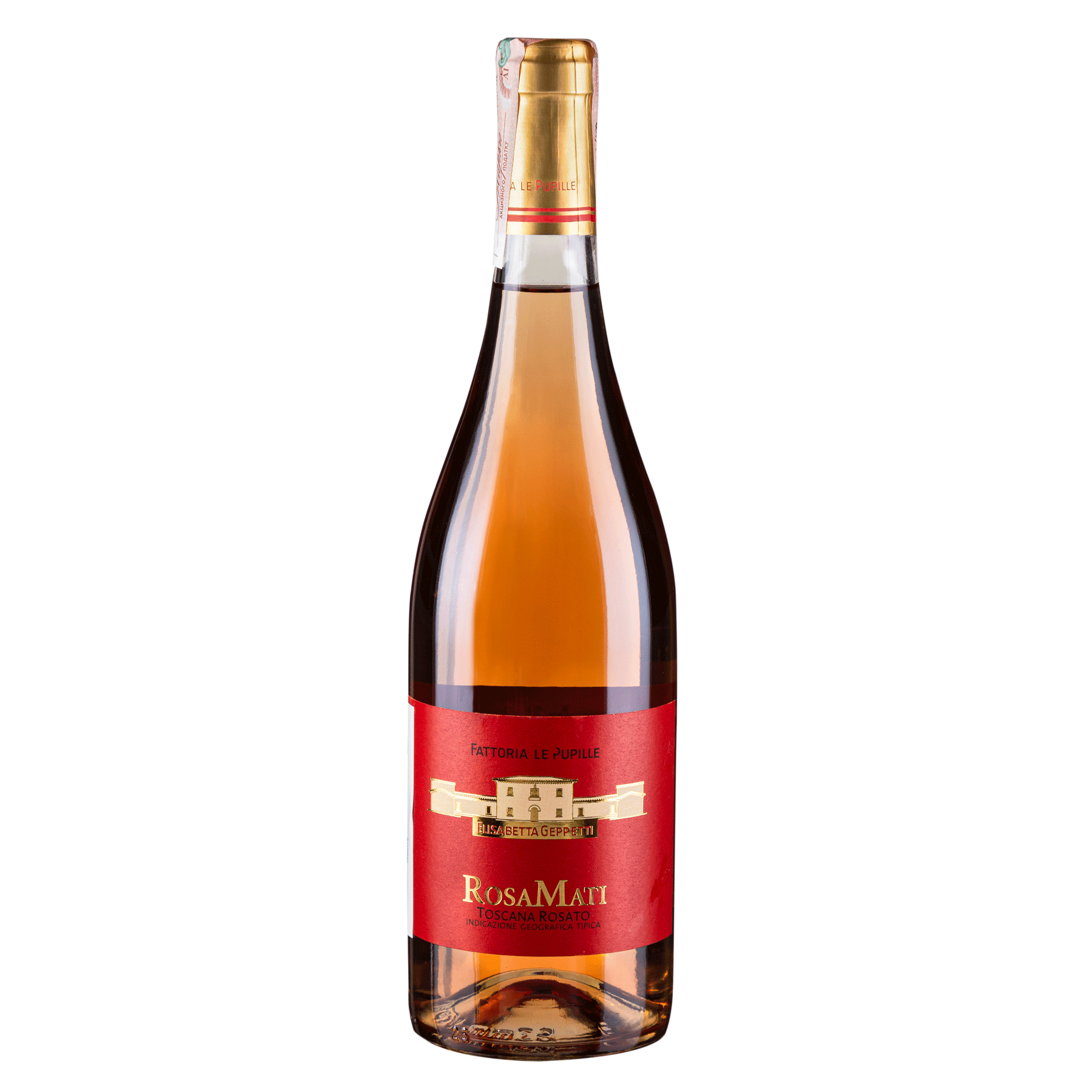 Вино Fattoria Le Pupille Rosa Mati, розовое сухое, 0,75 л, Тоскана ...